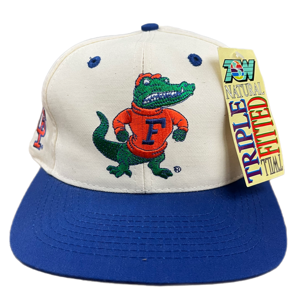 Vintage University Of Florida "Gators" Triple Twill Fitted Hat ...