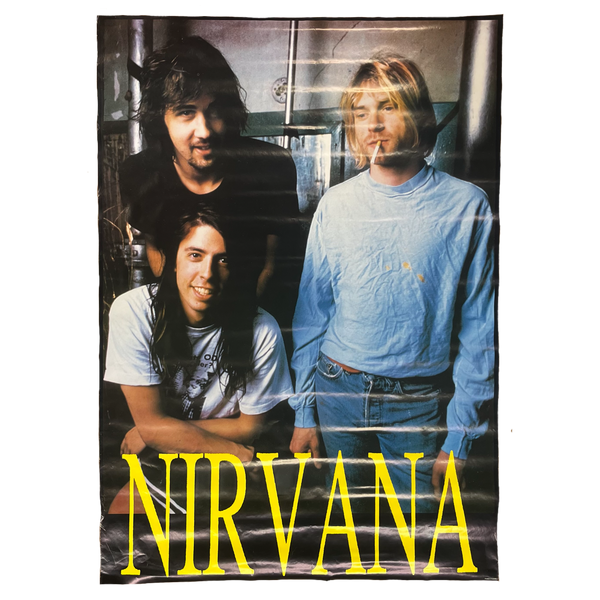 Vintage Nirvana "DGC Records" Joe Giron Photo Poster - jointcustodydc