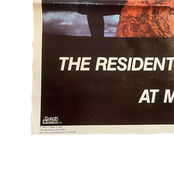 Vintage The Residents At Mt. Rushmore "Ralph Records" Fan Club Poster ...