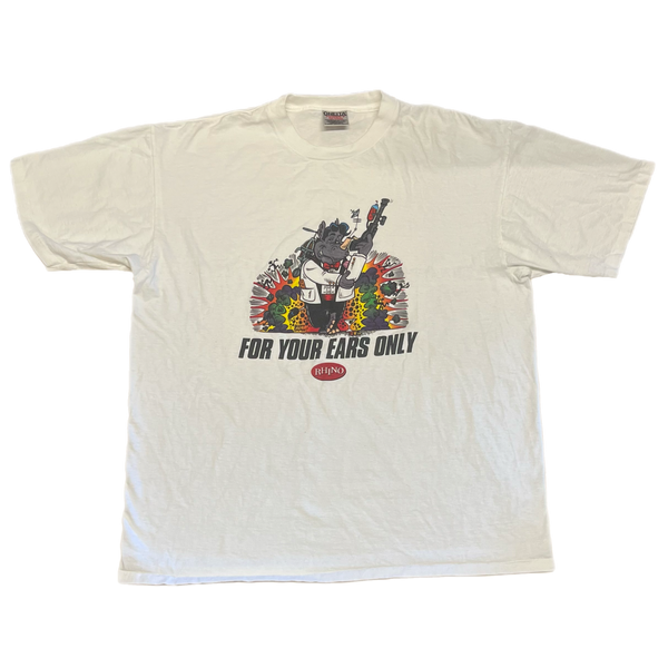 Vintage Rhino Records "For Your Ears Only" T-Shirt - jointcustodydc