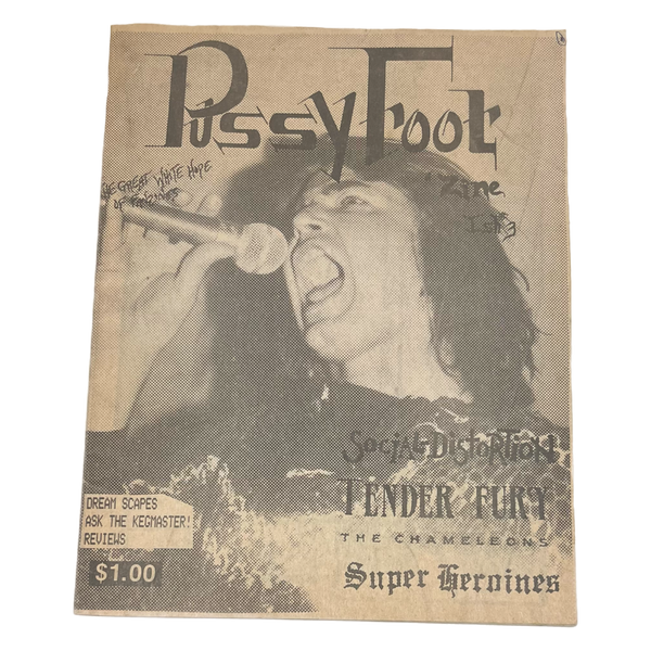 Vintage PussyFoot Fanzine Social Distortion Issue 3 California Punk Vintage PussyFoot Fanzine Social Distortion Issue 3 California Punk