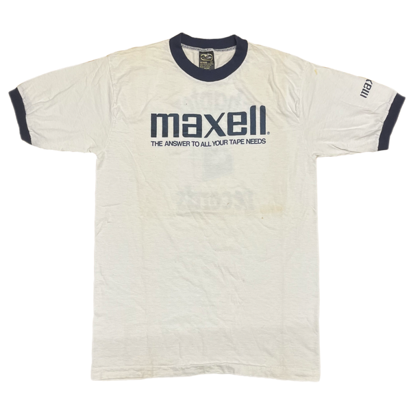 Vintage Maxell "Chapter 3 Records" Atlanta Ringer Shirt - jointcustodydc