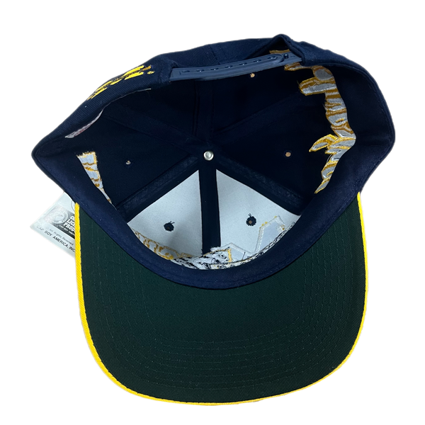 Vintage University Of Michigan "Wolverines" Snapback Hat - jointcustodydc