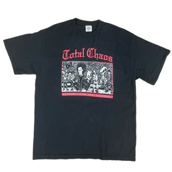 Vintage Total Chaos "Anthems From The Alleyway" T-Shirt - jointcustodydc