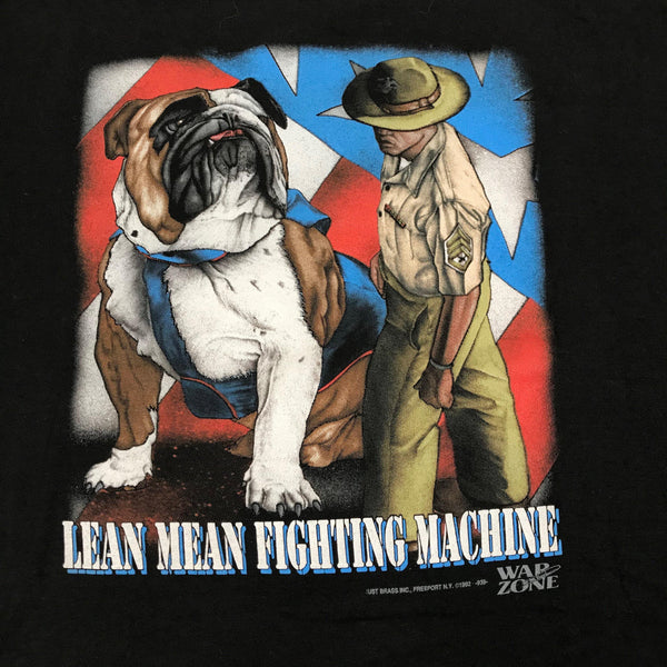 Deadstock Vintage Original 3D Emblem "Lean Mean Fighting Machine" T ...