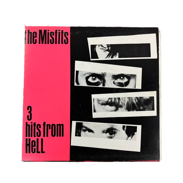 Vintage The Misfits "3 Hits From Hell" Red 7" Plan 9 - jointcustodydc