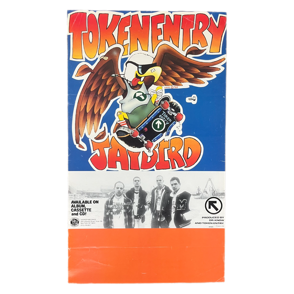 Vintage Token Entry "Jaybird" Hawker Records Poster - jointcustodydc