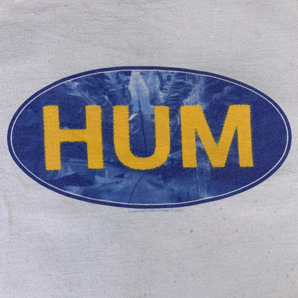 Vintage HUM "Downward Is Heavenward" Crop Cut Ringer Shirt - jointcustodydc