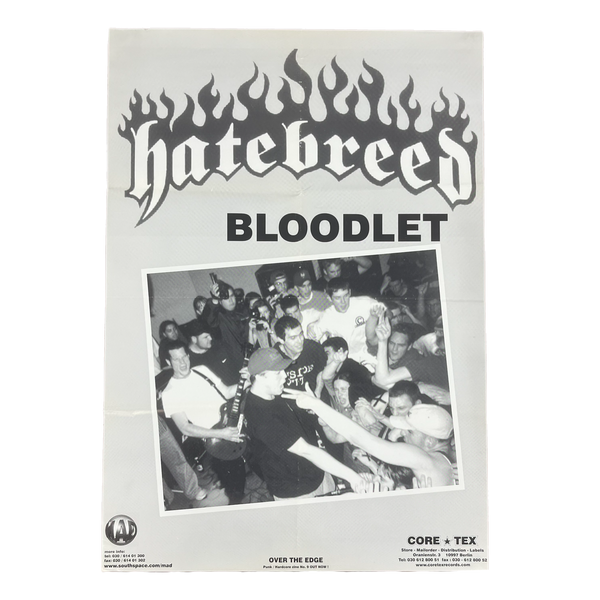Vintage Hatebreed "European Tour" Poster - jointcustodydc