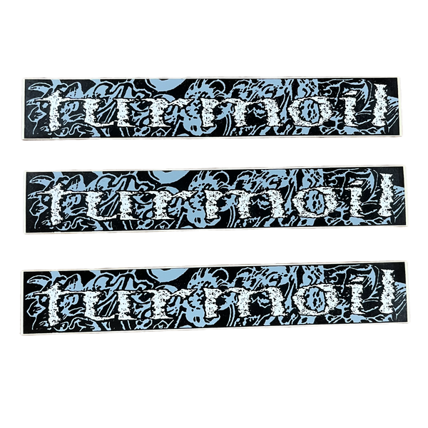 Vintage Turmoil "Logo" Sticker Lot - jointcustodydc