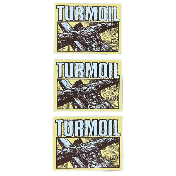 Vintage Turmoil "Crucifixion" Sticker Lot - jointcustodydc