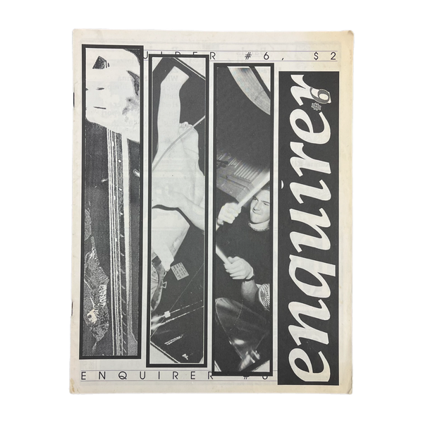 Vintage Enquirer Fanzine "Issue #6" Vic Dicara Hardcore Fanzine ...