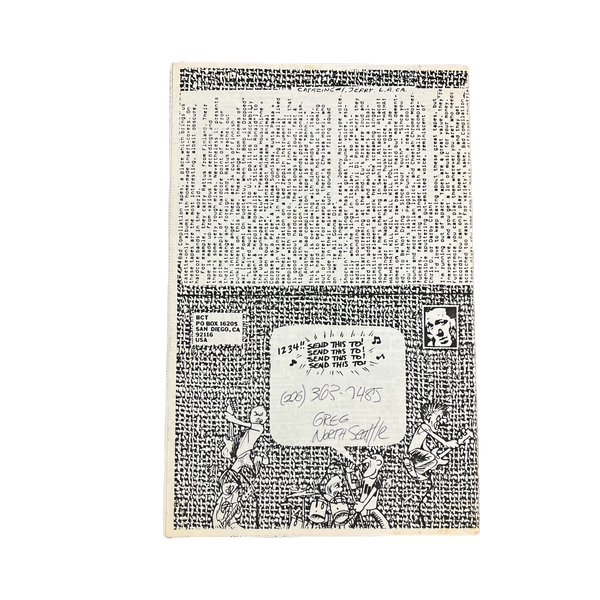 Vintage Bad Compilation Tapes "Late '85" Catalog - jointcustodydc