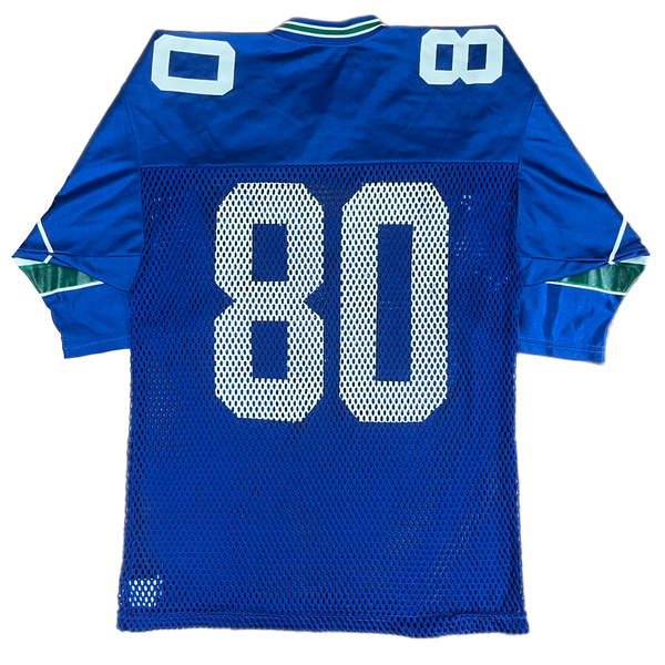Vintage Seattle Seahawks "Steve Largent" #80 Sand-Knit MacGregor Jerse - jointcustodydc