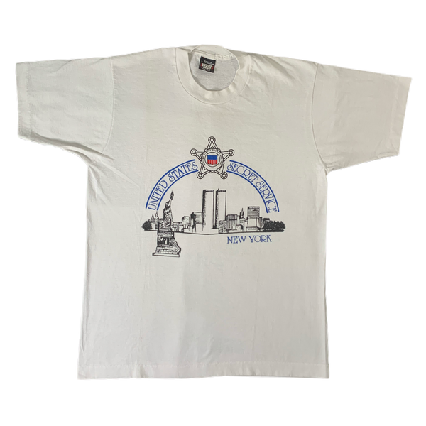 Vintage United States Secret Service “Twin Towers” T-Shirt - jointcustodydc