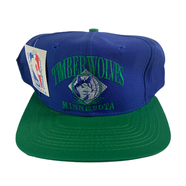 Vintage Minnesota Timberwolves "NBA" Signature Snapback Hat ...