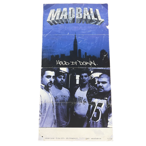 Vintage Madball "Hold It Down" Epitaph Records Promotional Poster ...