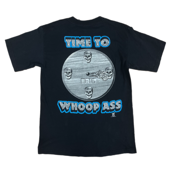 Vintage Stone Cold Steve Austin WWF "The Clock's Ticking" T-Shirt ...