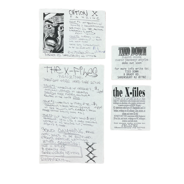 Vintage The X Files "Punisher Issue" New Jersey Straight Edge Fanzine ...