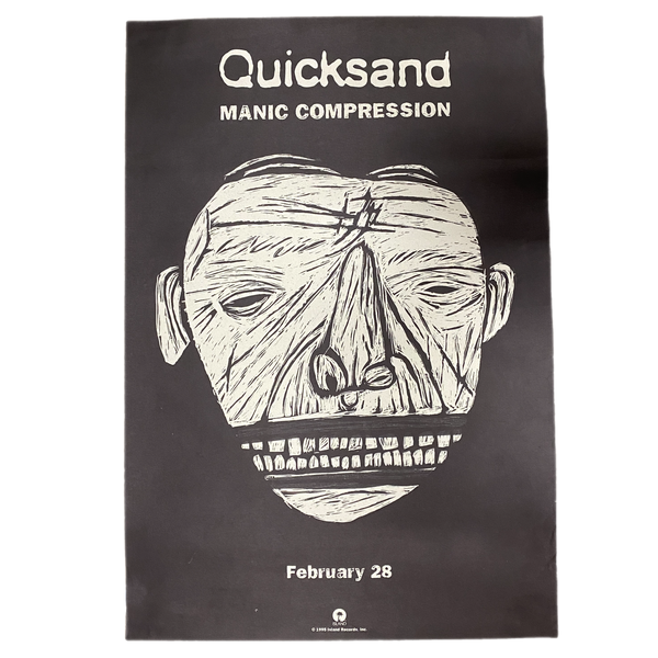 Vintage Quicksand "Manic Compression" Island Promotional Poster ...