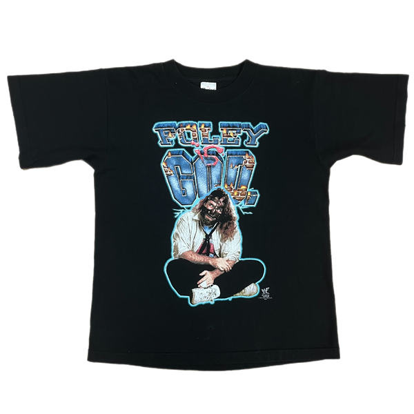 Vintage Mick Foley WWF "Foley Is God" Kids T-Shirt - jointcustodydc