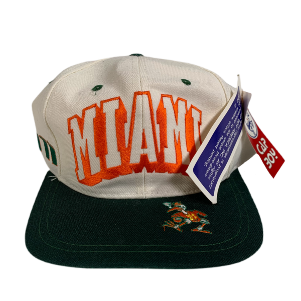 Vintage University Of Miami "Hurricanes" Hat - jointcustodydc