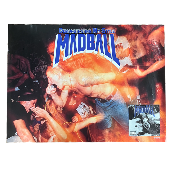 Vintage Madball "Demonstrating My Style" Poster - jointcustodydc