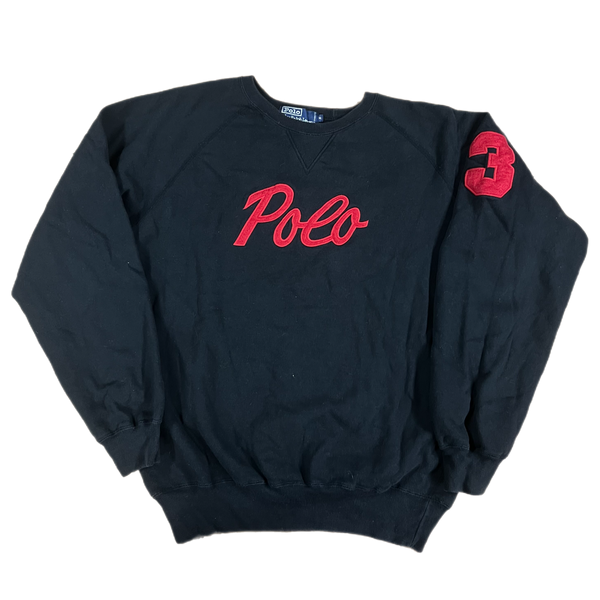 Vintage Polo Ralph Lauren "Cursive" Crewneck Sweatshirt - jointcustodydc