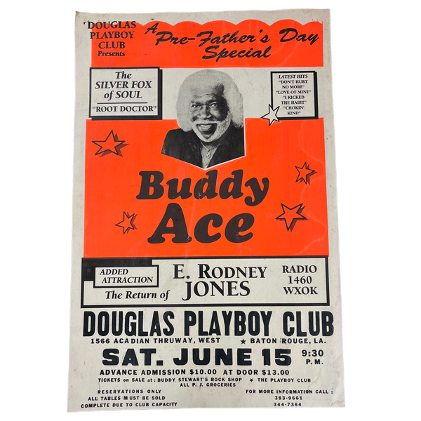 Vintage Douglas Playboy Club Presents Buddy Ace "The Silver Fox Of Sou - jointcustodydc