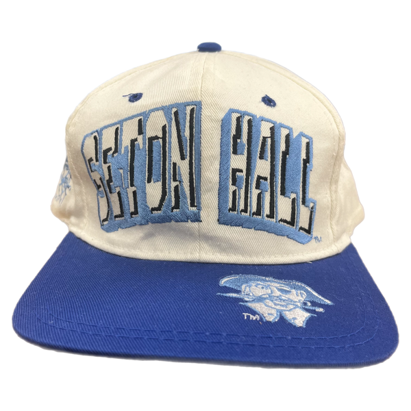 Vintage Seton Hall "Pirates" Snapback Hat - jointcustodydc