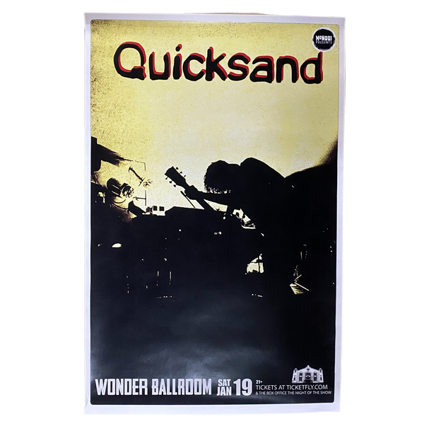 Quicksand "Wonder Ballroom" Title Fight 2013 Winter Tour Poster ...
