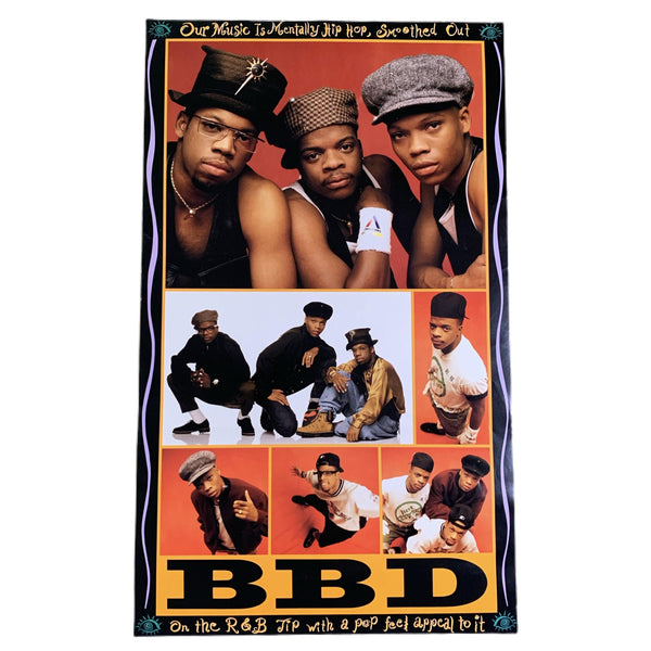 Vintage Bell Biv Devoe “Poison” 1990 MCA Records Double Sided Poster ...