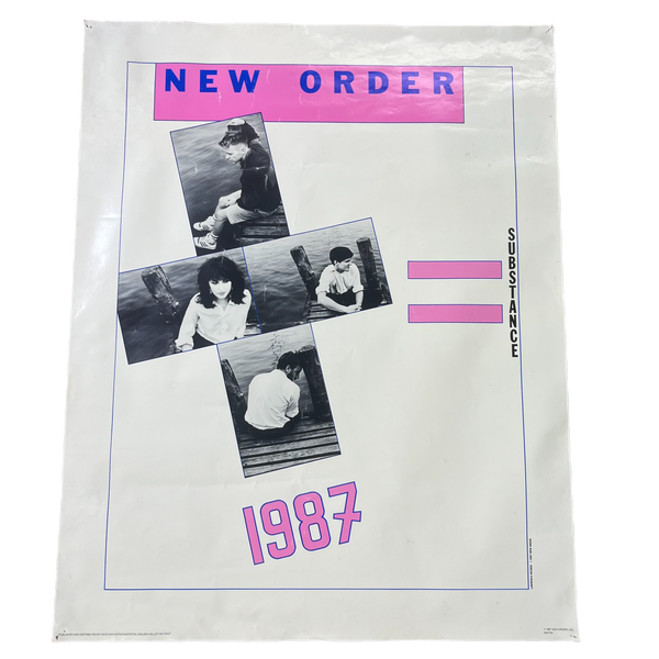 Vintage New Order "Substance" Lawrence Wiener Factory US Nice Man Merc ...
