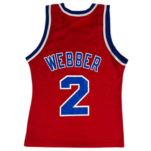 Vintage Washington Bullets "Champion" Chris Webber #2 Basketball Jerse ...