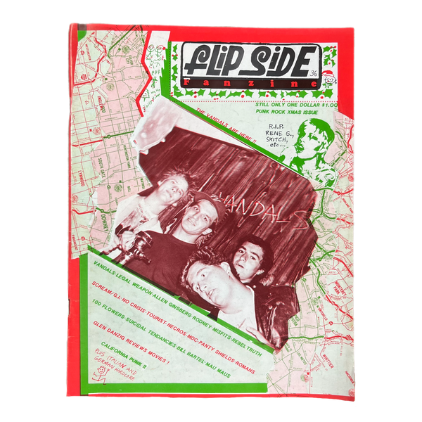 Vintage Flipside Fanzine "Punk Rock Xmas" Issue #36 '82 - jointcustodydc