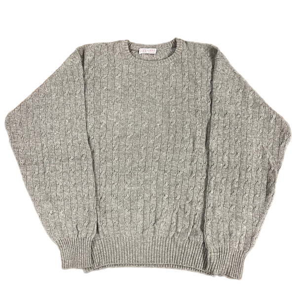 Vintage LOEWE "Madrid 1846" Cable Knit Sweater - jointcustodydc