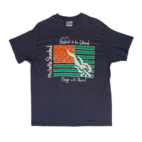 Vintage Michelle Shocked "Folk In A Tour" T-Shirt - jointcustodydc