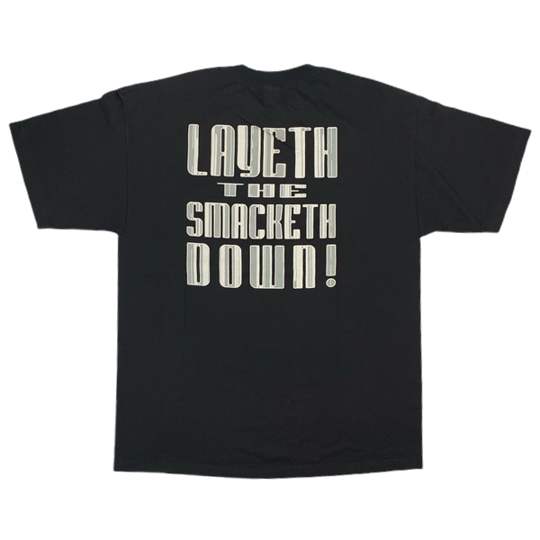 Vintage The Rock "Layeth The Smackdown" T-Shirt - jointcustodydc