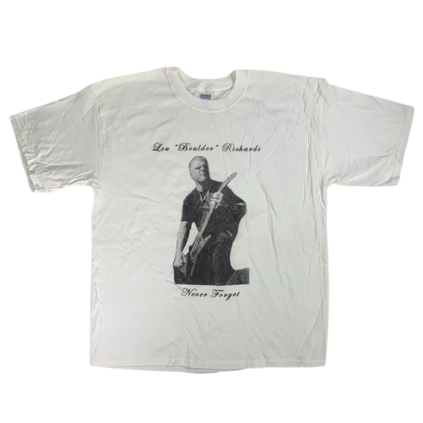 Vintage Hatebreed "Lou Boulder Richards" Memorial T-Shirt - jointcustodydc