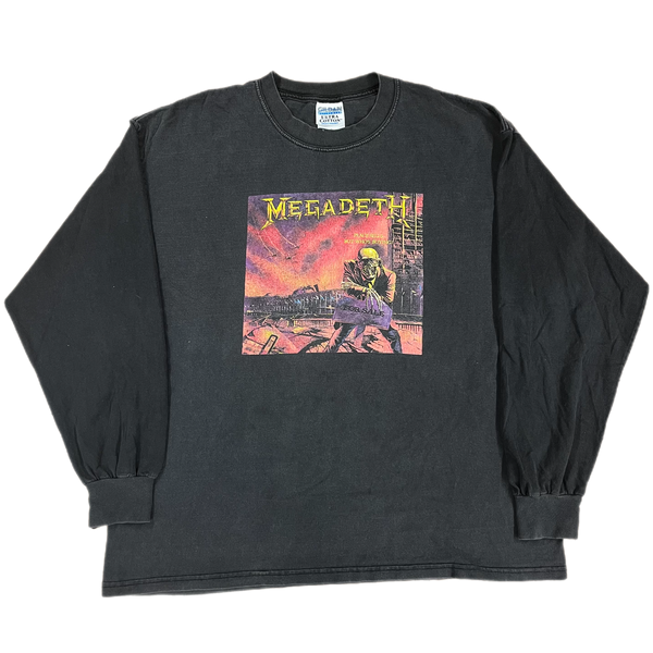 Vintage Megadeth "Peace Sells But Who's Buying" Long Sleeve Shirt ...