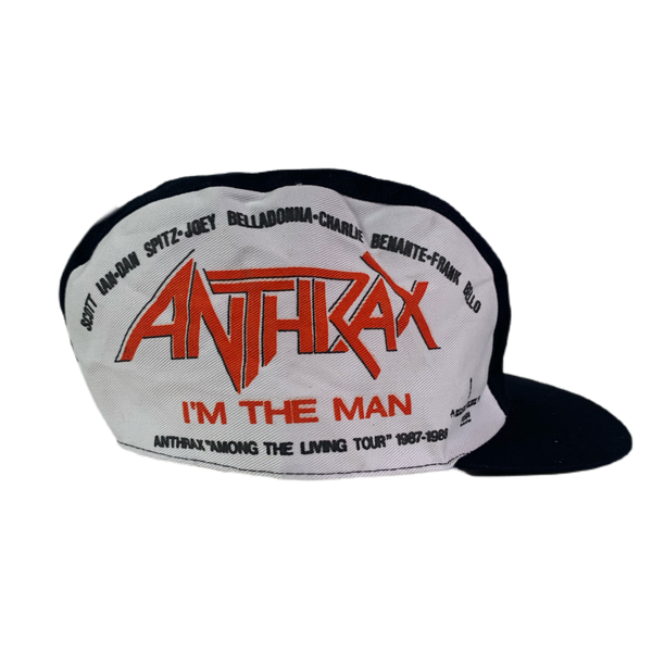 Vintage Anthrax NYHC "In Moshing We Trust" Promotional Cycling Hat ...