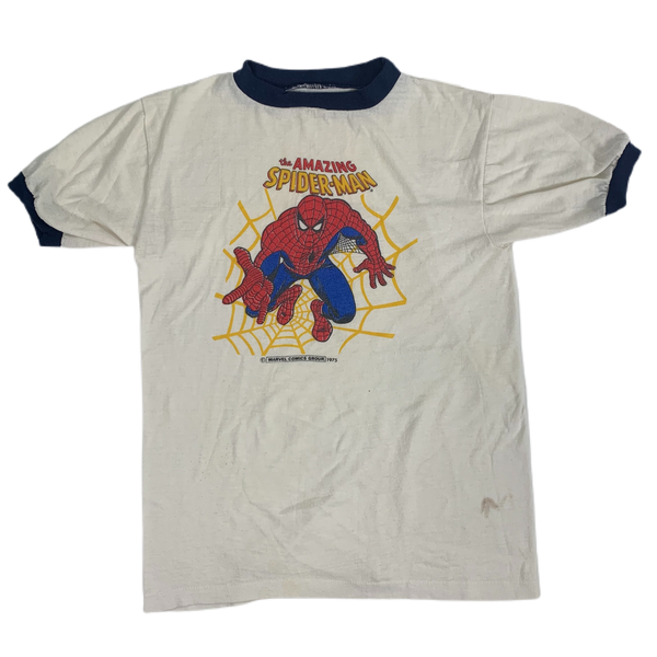 Vintage The Amazing Spider-Man "Marvel Comics Group" Ringer Shirt ...