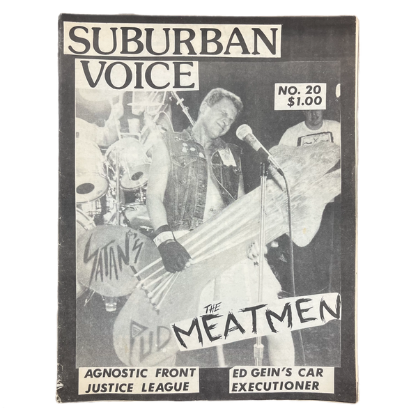 Vintage Suburban Voice "The Meatmen Cover" Issue #20 - jointcustodydc