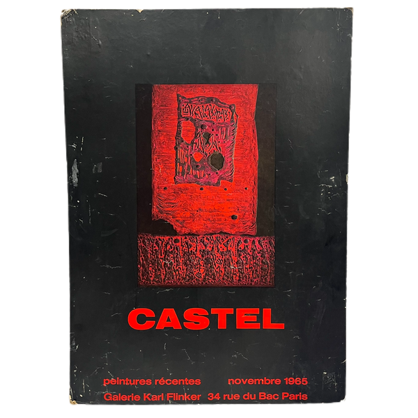 Vintage Moshe Castel "Galerie Karl Flinker" Mounted Poster - jointcustodydc