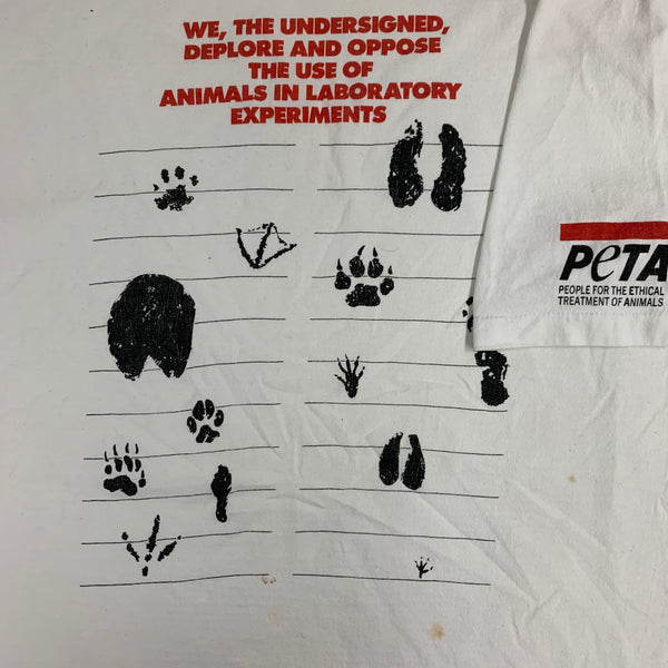 Vintage PETA "Laboratory Experiments" T-Shirt - jointcustodydc