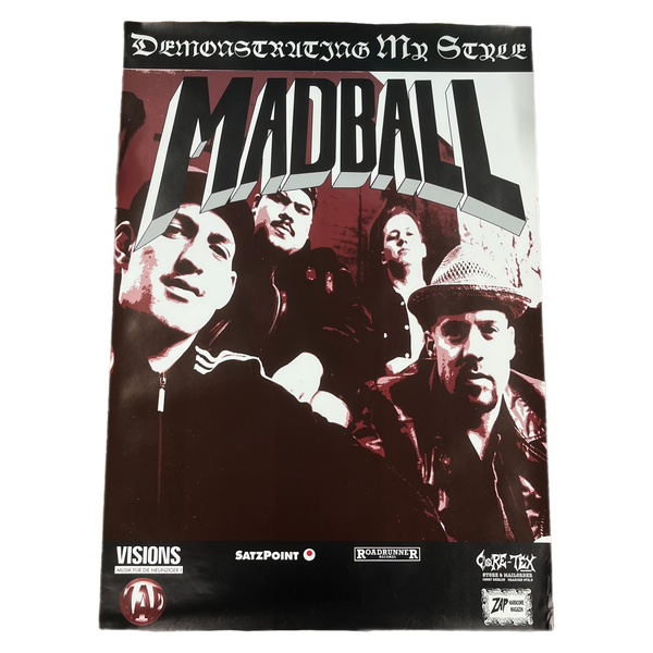 Vintage Madball "Demonstrating My Stye" Roadrunner Records Poster ...